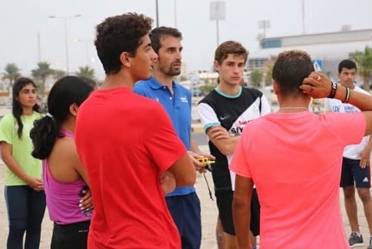 Our Athlete Mohammed Almuhanna & his coach Ahmed Alsharhan at ASTC ITU ...